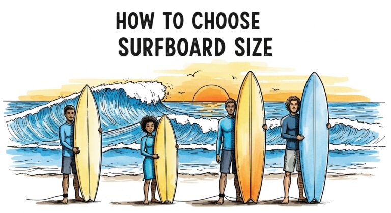 Surfboard Size Guide : How to Choose the Right Board 2025